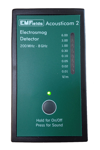 Acousticom-2 Radio Frequency Meter – EMF Center